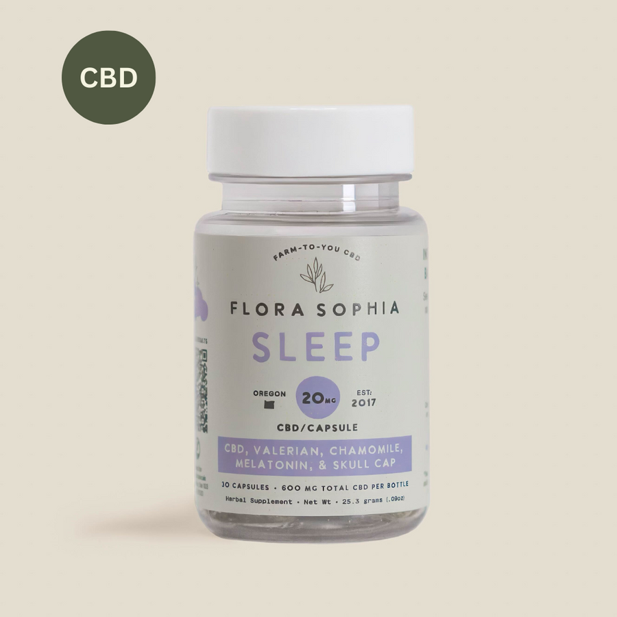 20mg CBD SLEEP Capsules – Flora Sophia Botanicals