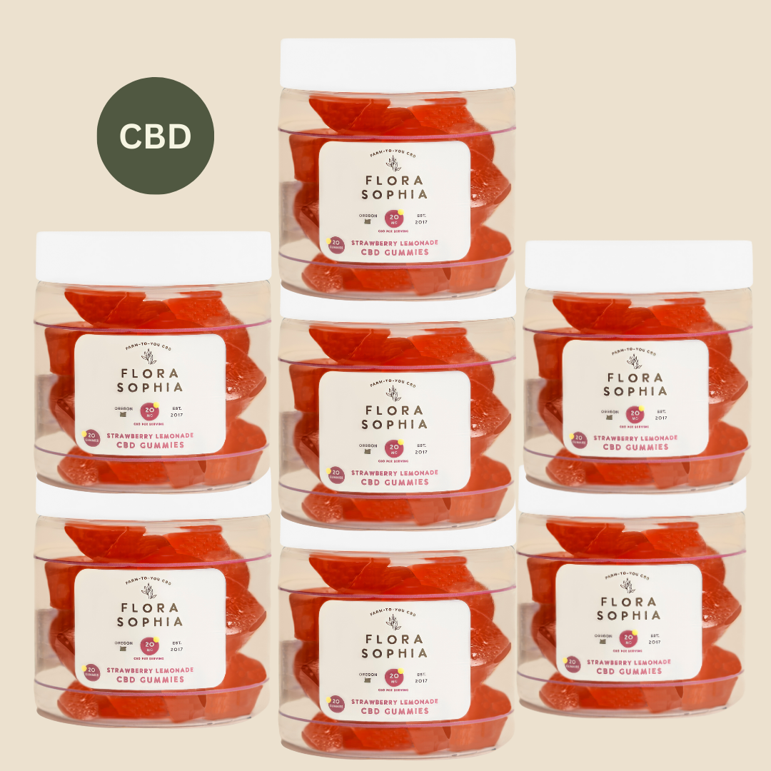 20mg Strawberry Lemonade Gummies Chronic Care Package – Flora Sophia ...